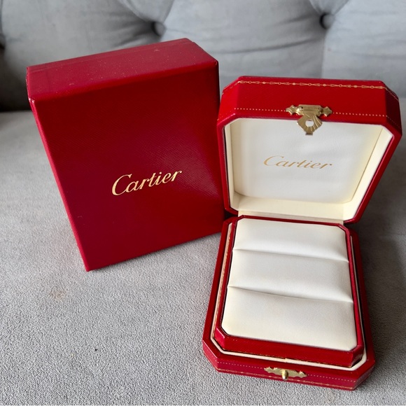 Cartier | Storage & Organization | Cartier Double Alliance Ring Box ...